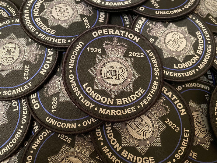 Operation London Bridge Police Patch – Hold The Design